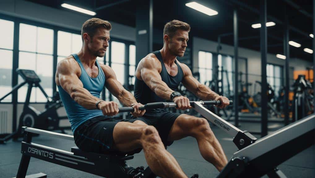 Welche Muskeln werden beim Rudern auf dem Rudergerät benutzt ...